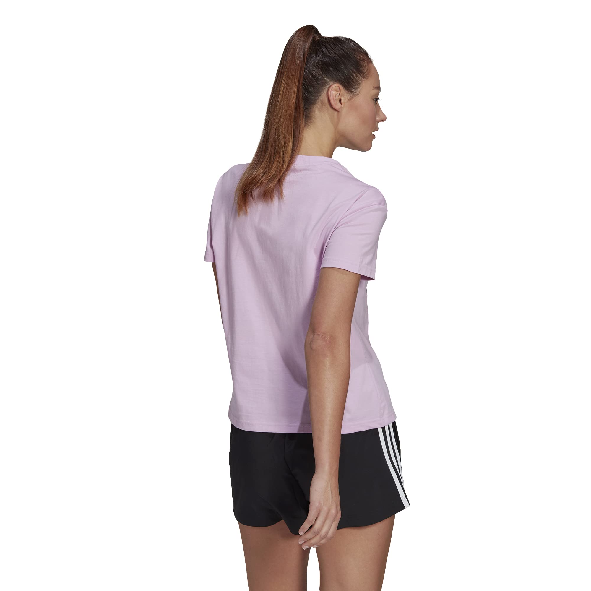 adidas womens Foil Badge of Sport Graphic Tee White Small