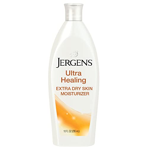 Jergens Ultra Healing Dry Skin Moisturizer, Body Lotion for Absorption into Extra Dry Skin, Use After Washing Hands, 10 Ounce, with HYDRALUCENCE blend, Vitamins C, E, and B5