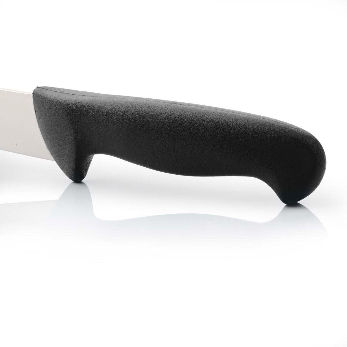 ARCOS Butcher Knife 8 Inch Nitrum Stainless Steel and 200 mm blade. Professional Cooking Knife For Cutting Meat, Fish and Vegetables. Ergonomic Polyoxymethylene Handle. Series 2900. Color Black