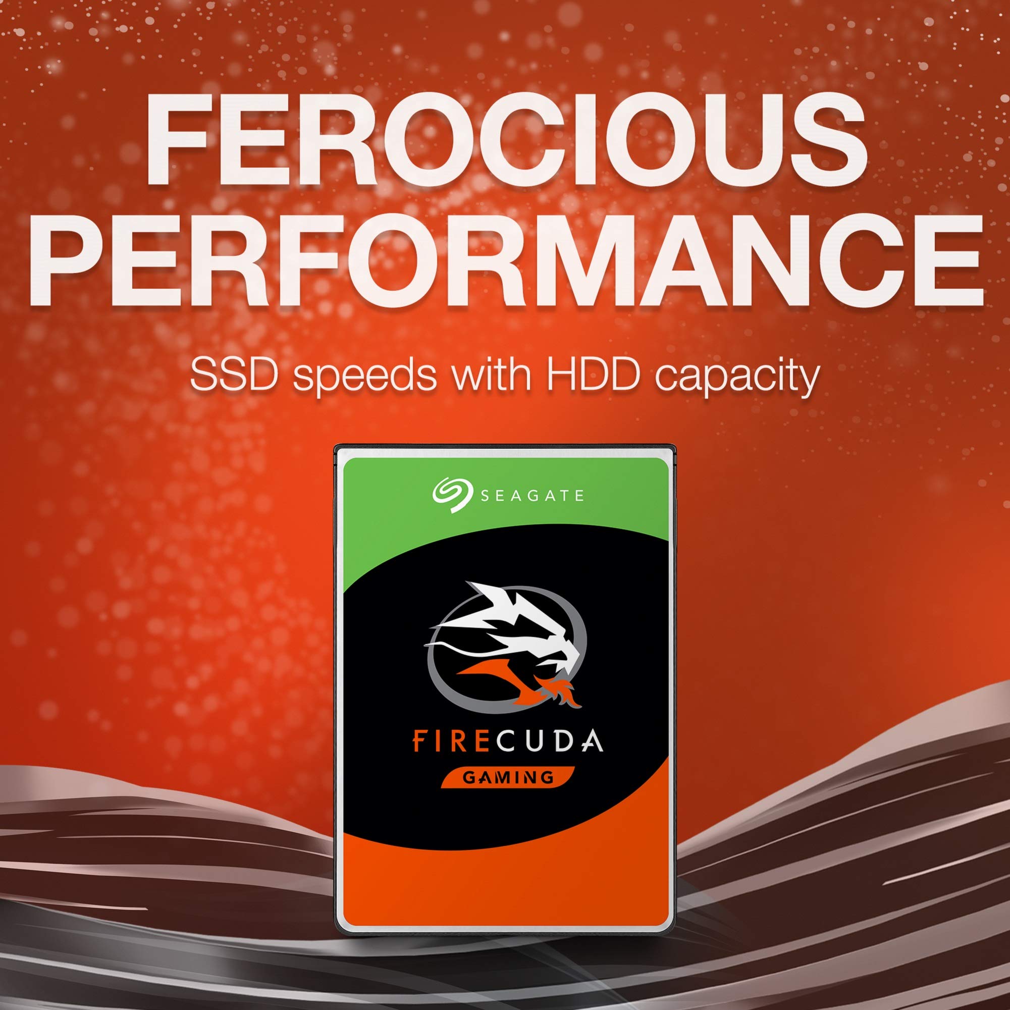 Seagate FireCuda 500GB Solid State Hybrid Drive Performance SSHD – 2.5 Inch SATA 6Gb/s Flash Accelerated for Gaming PC Laptop – Frustration Free Packaging (ST500LX025)