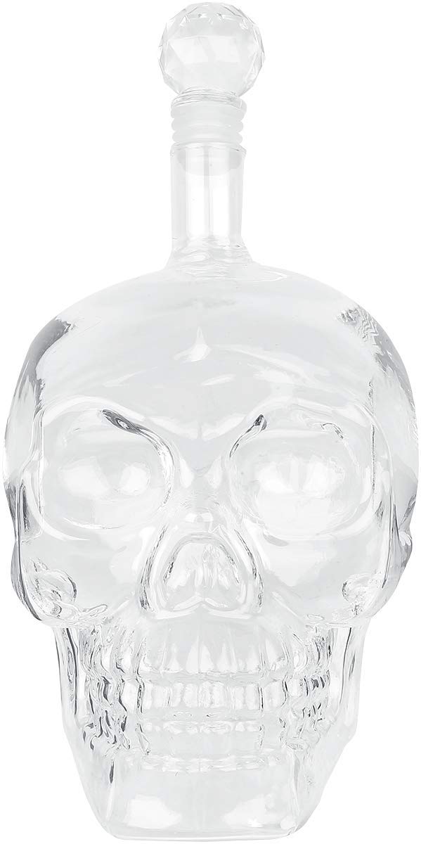 mikamax Skull Decanter Claret Jug Transparent, 03846