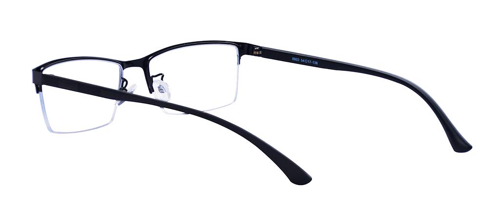 ALWAYSUV Myopia Glasses Black TR90 Frame Shortsighted Distance Eyeglasses For Men Women -1.5 Please kindly note these are not reading glasses
