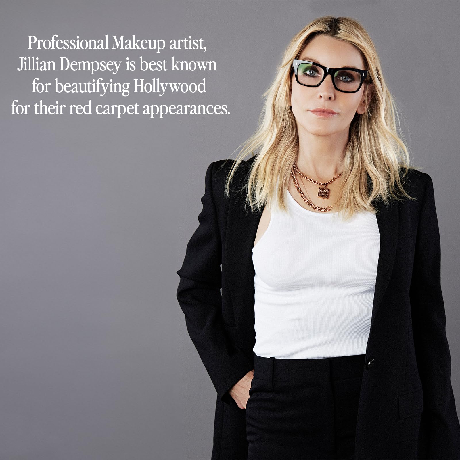 Jillian Dempsey Khôl Eyeliner | Waterproof Eyeliner Pencil with Built-in Smudger | Long-Lasting Intense Color I Jet Black