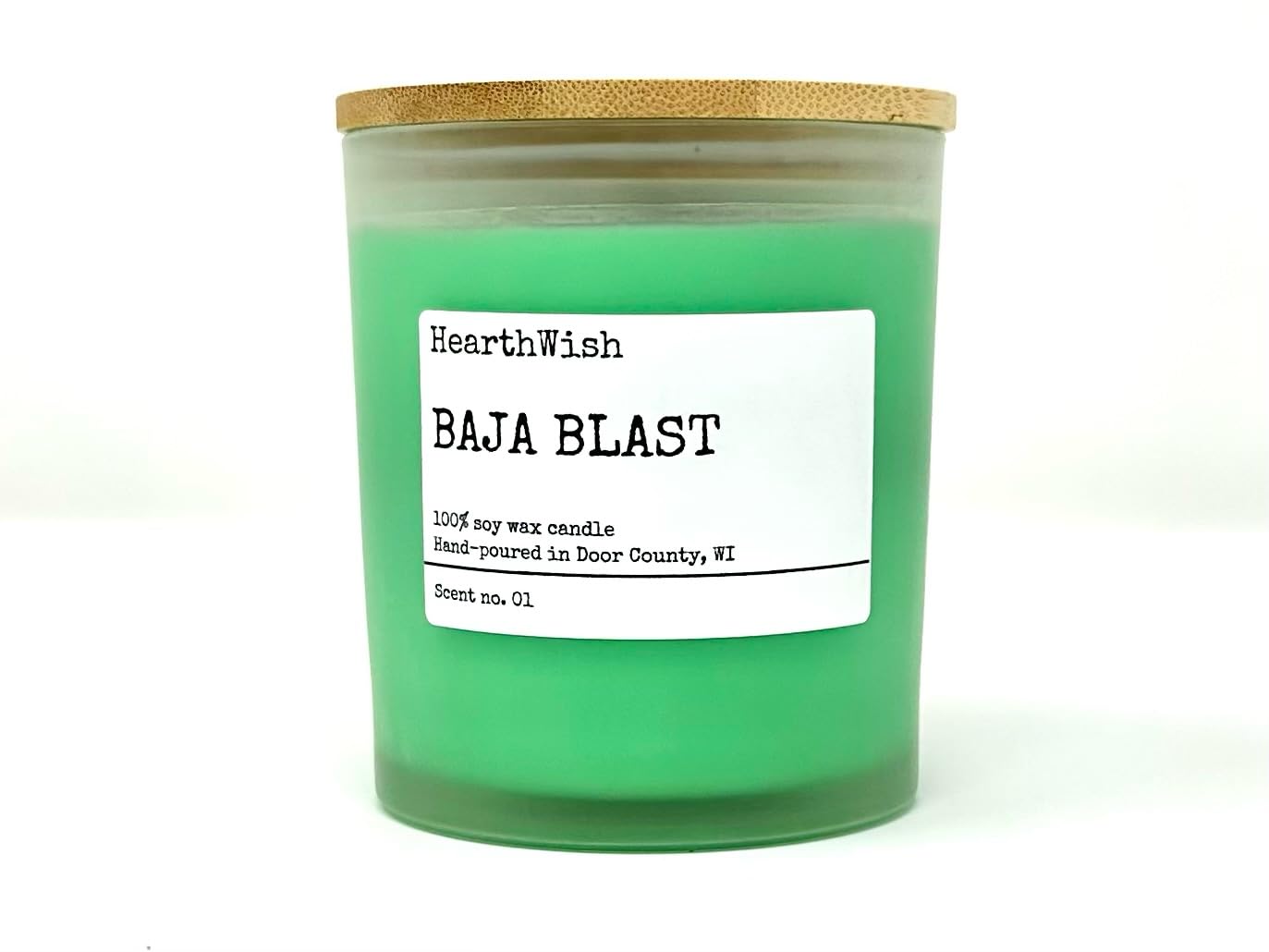 Baja Blast Mountain Dew Scented Soy Candle 10oz - Gift for Soda Lovers - Taco Bell Gift Idea - Perfect for Bedroom, Bathroom, Dorm