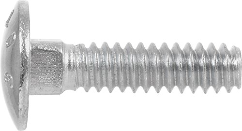 Hillman 240246 Carriage Bolt, 7/16 x 3-1/2-Inch, Steel, Zinc-Plated, Silver, 25-Pack