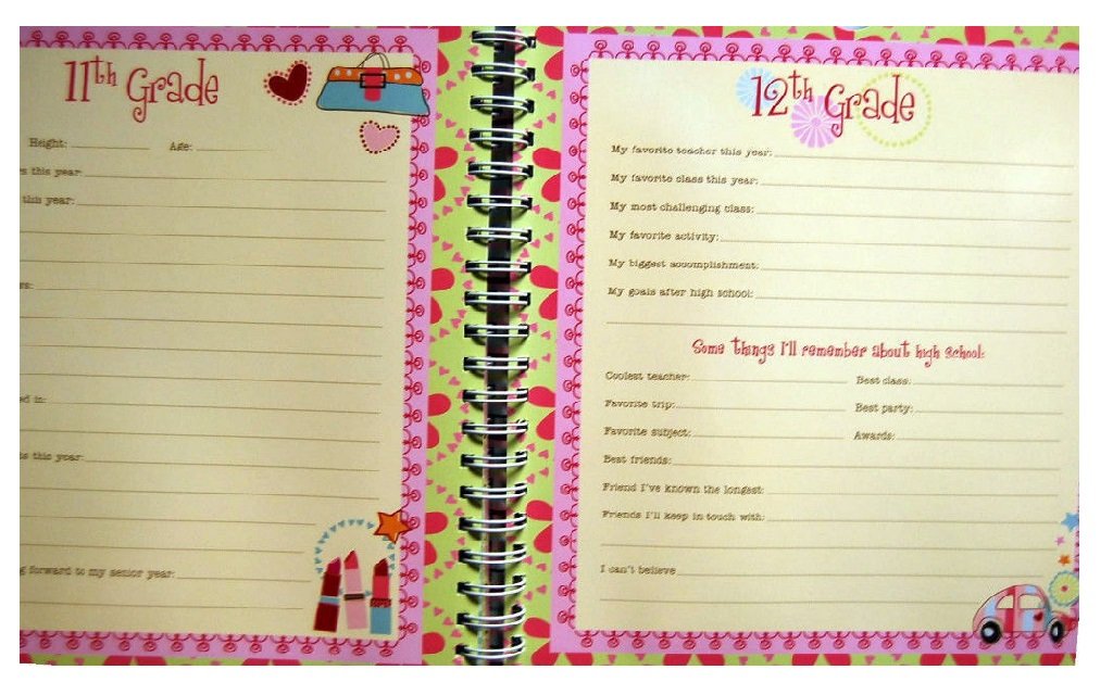 Publications international School Years Sweet Memories Deluxe Album Girl Book