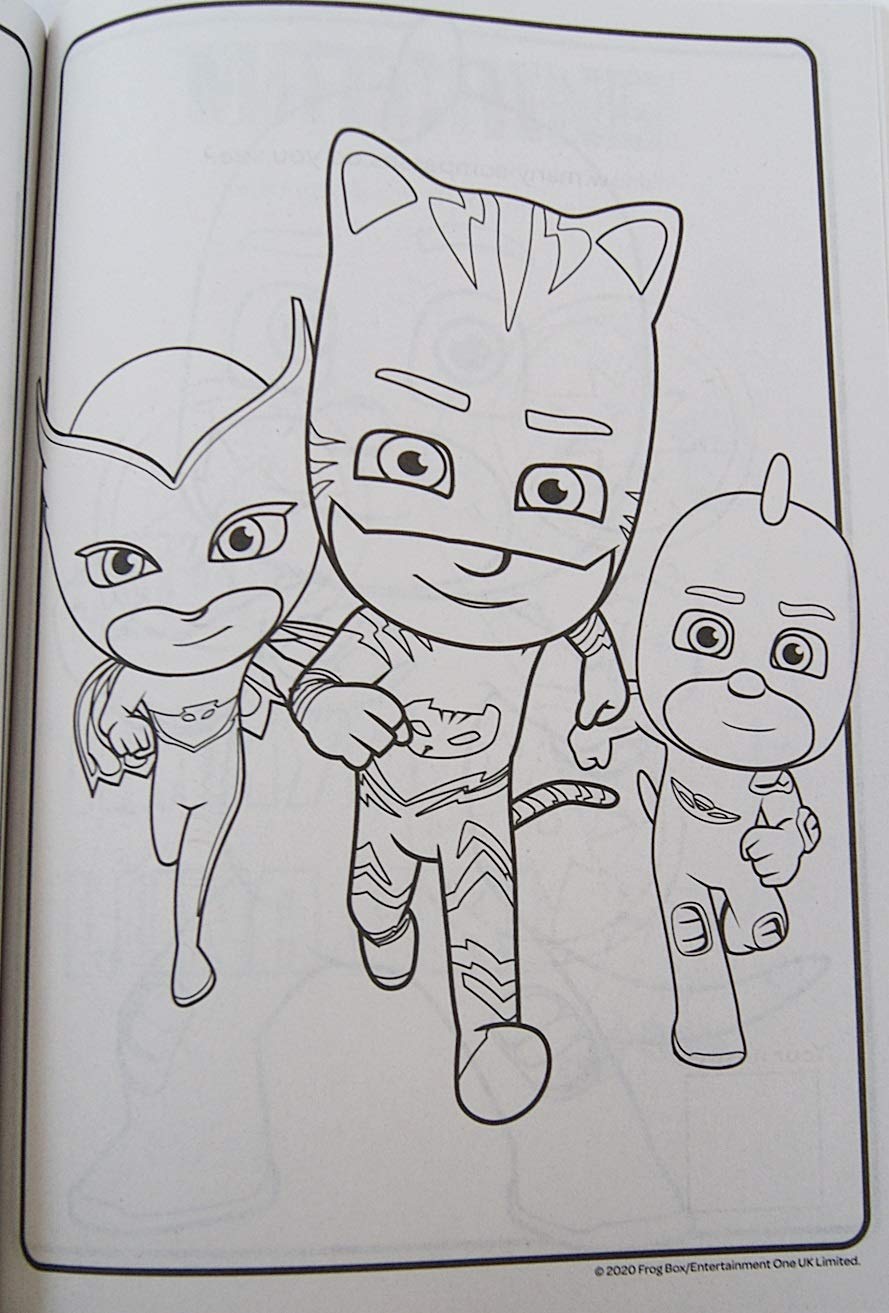 Coloring Books Pj Masks Let's Save The Day! Coloring and Activity Book - 80 Pages