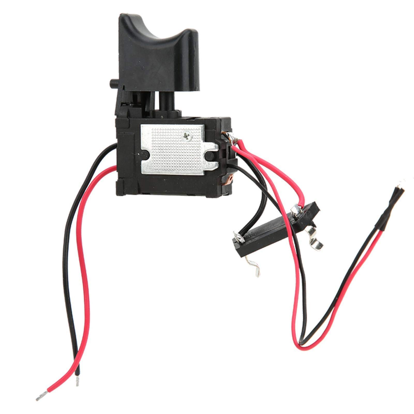 Cordless Drill Trigger Switch, 7.2 V-24 V Lithium Battery Drill Speed Control Drill Switch Replacement with Small Light for Electric Hand Drill