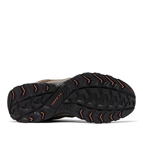 Columbia Men's Redmond III Mid Waterproof Hiking Shoe, Cordovan/Elk, 10.5