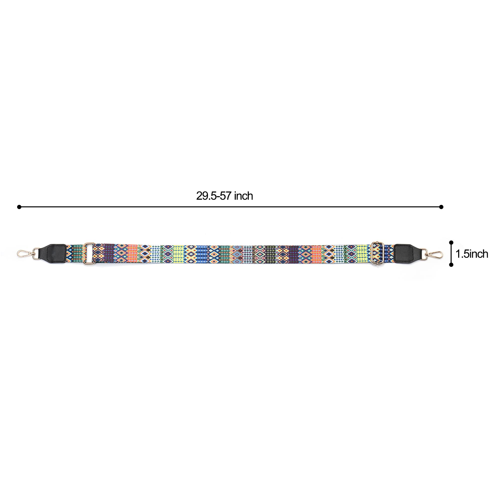 AnsTOP Wide Purse Strap Adjustable Replacement Belt for Crossbody Bag Handbags