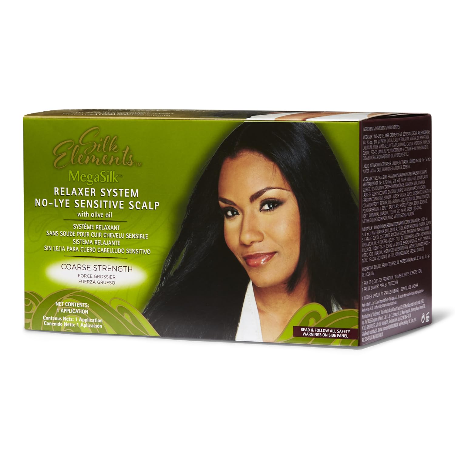 Silk Elements Olive Oil NoLye Course Hair Relaxer