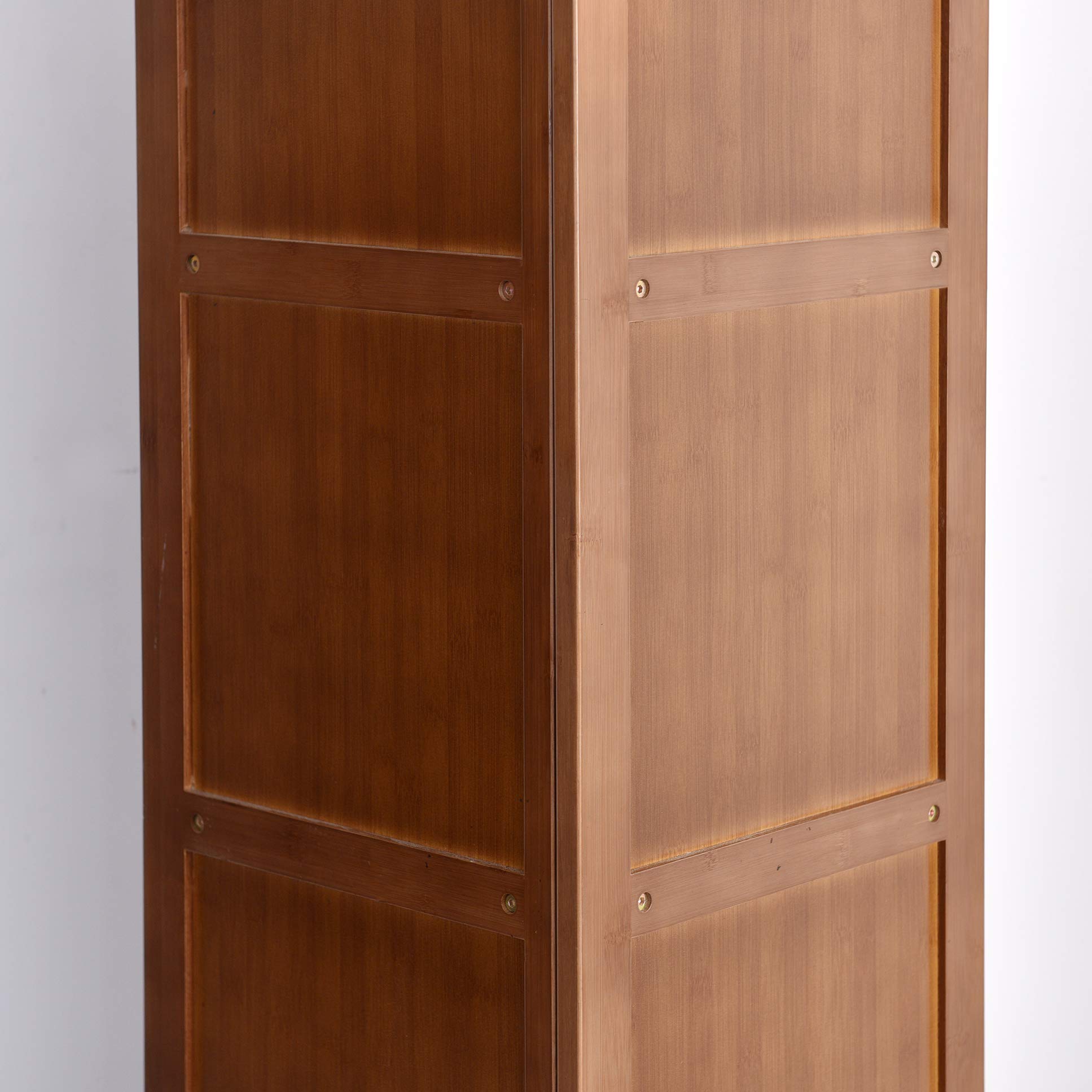 BALANBO Industrial 4-Bookcase Cube Bookshelf for Home Office and Living Room Decoration
