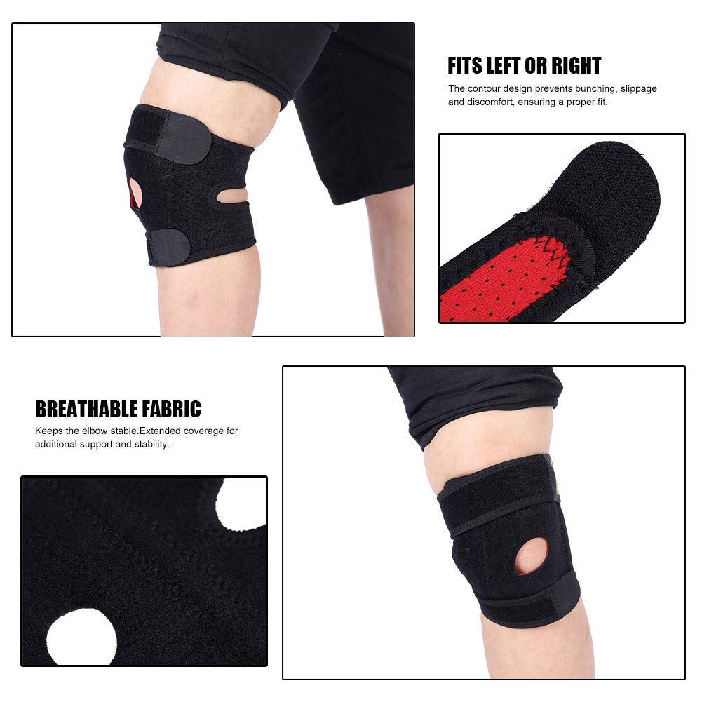 Adjustable Elbow Support, Breathable Slip-on Design Elbow Brace Wrap Arm Support Strap Band for Sports Injury Pain Relief and Protection