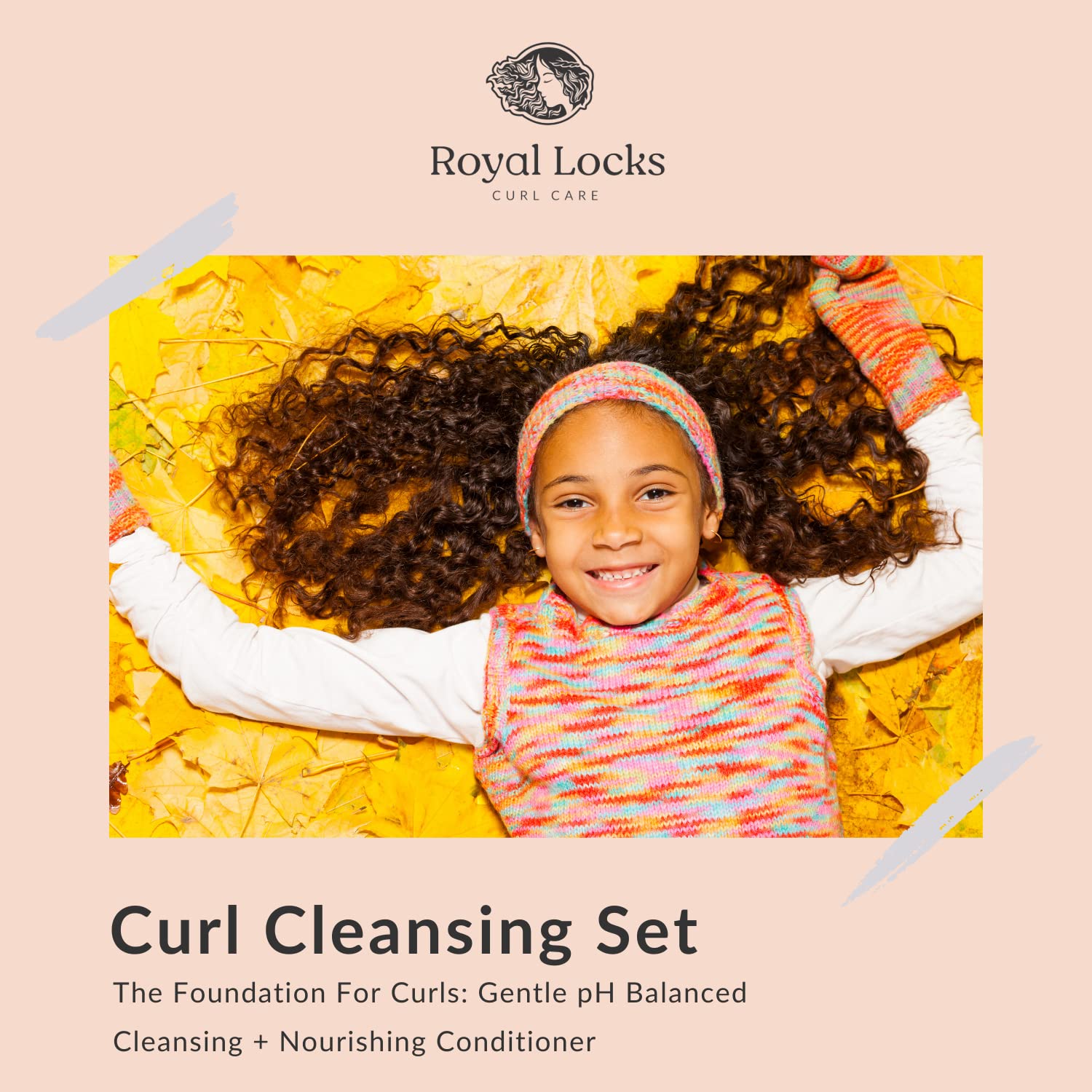 Conditioner and Hydrating Shampoo Set for Curly Hair | Sulfate and Paraben Free Keratin Rich | For Curly Wavy Textured Grey or Fine Hair .by Royal Locks Argan and Macadamia Nut Oils