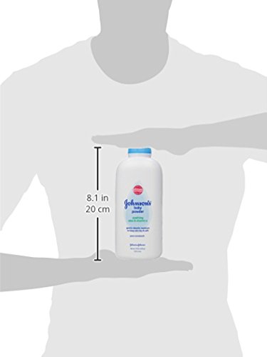 Johnson's Baby Powder with Naturally Derived Cornstarch Aloe & Vitamin E, Hypoallergenic, 22 oz