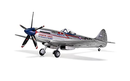 Airfix Model Set - A05139 Supermarine Spitfire MKXIV Civilian Schemes Model Building Kit - Plastic Model Plane Kits for Adults & Children 8+, Set includes Sprues & Decals - 1:48 Scale Model