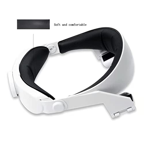 Adjustable Head Strap for Meta Quest 2,Replace Elite Strap Maintain Balance Comfortable and Pressure Reduce Cushion Headwear for Oculus Quest 2 VR, Ergonomic and Practical