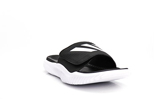 adidas Men's Alphabounce Slide Sandals, Core Black/White, ((6 M US)