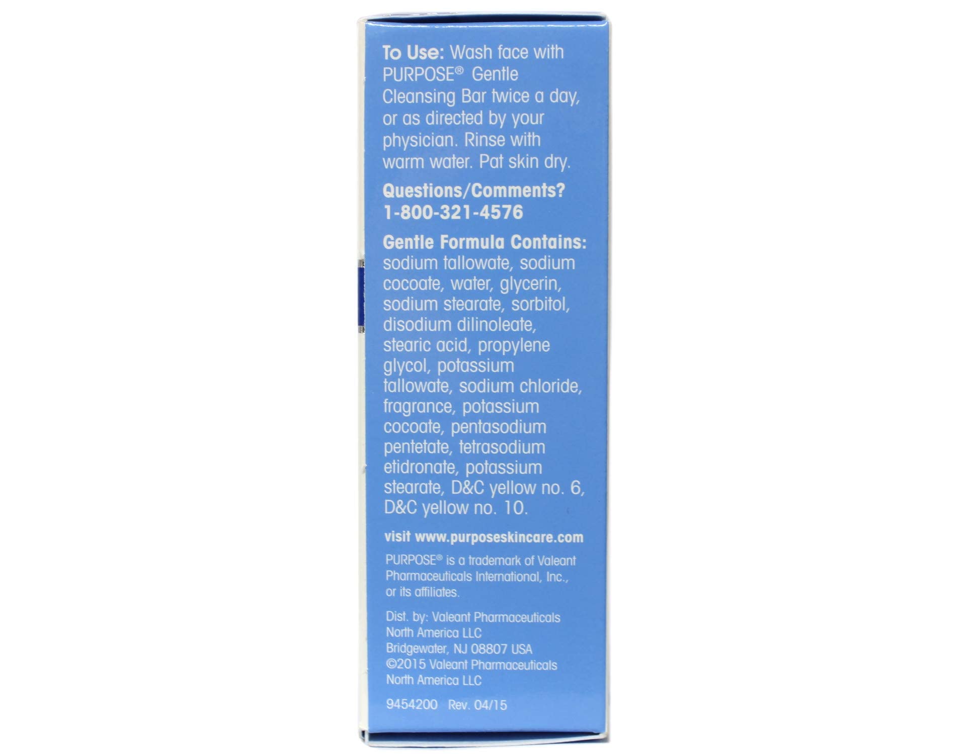 Purpose Gentle Cleansing Bar 6 Oz (Pack of 3)