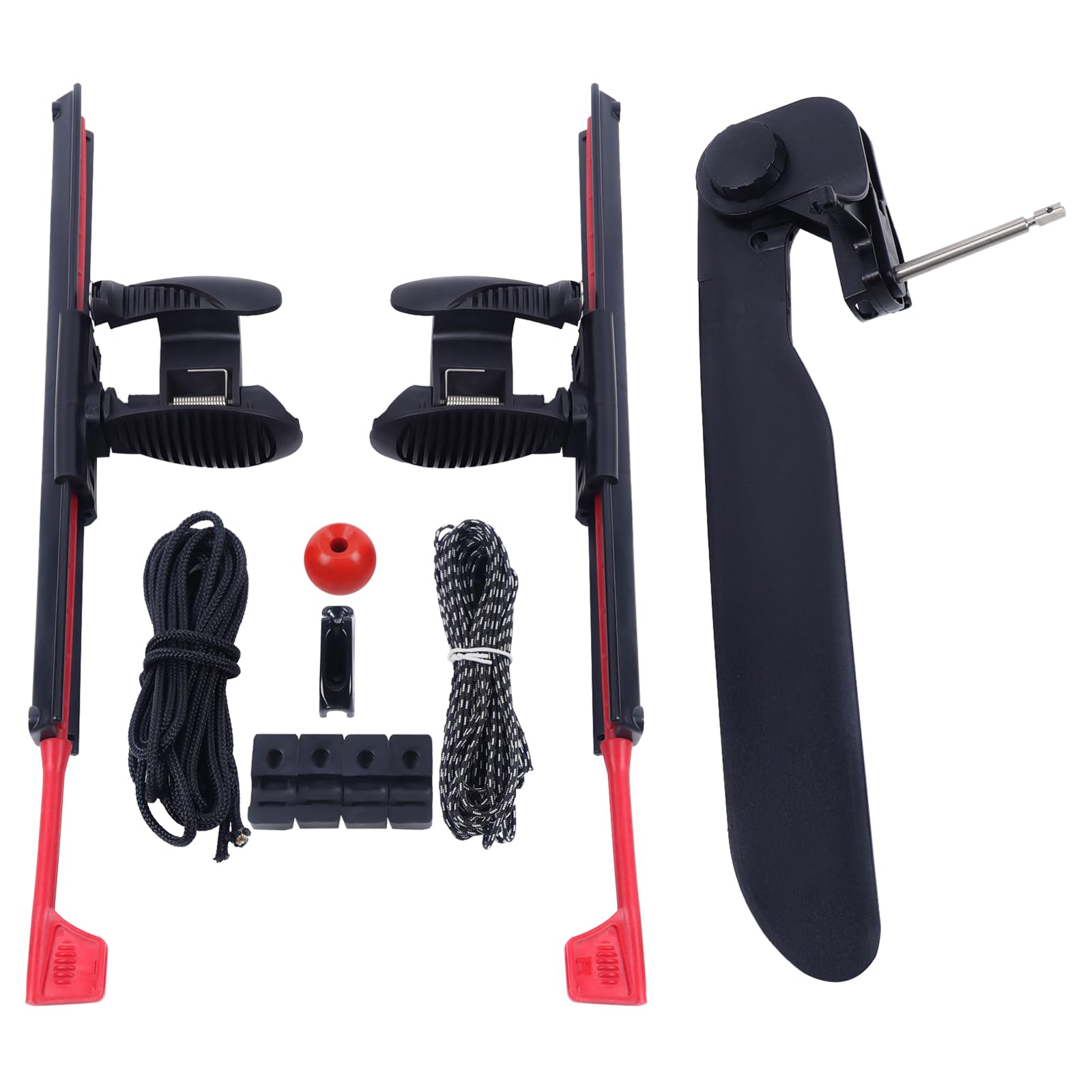 Adjustable Kayak Foot Braces Pedals & Tail Rudder Direction Steering, Upthehill Kayak Rudder Kit for Kayaking, Canoe, Fishing Boat