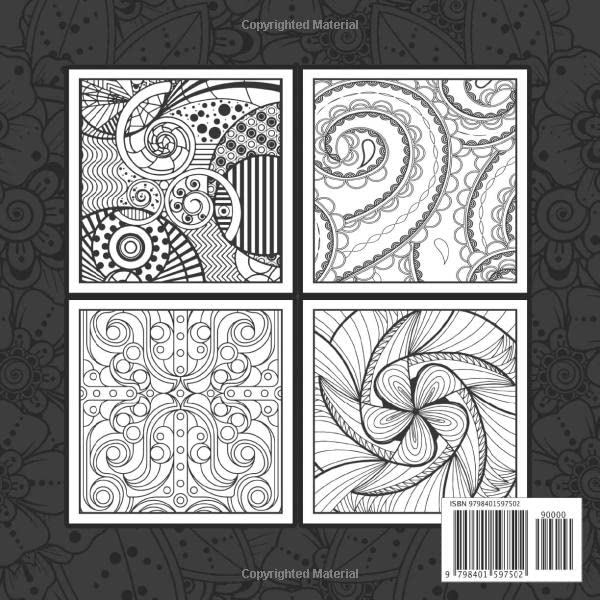 Creative Patterns - Coloring Book For Kids Ages 8-12: Teen Coloring Pages For Girls And Boys - 50 Mindful Illustrations - Includes Animals, Nature, Plants, Shapes - Stress Relief