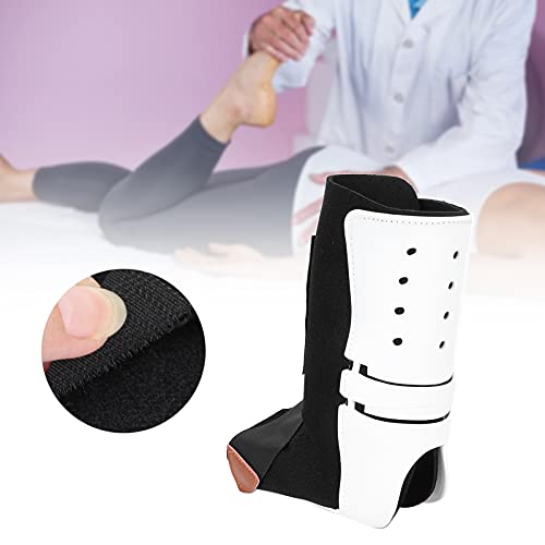 Adjustable Lace Up Ankle Brace, Strong Ankle Brace Sports Protection Breathable Adjustable Fastener Stable Support Practical for Sports for Ankle Injuries(Left foot, L)