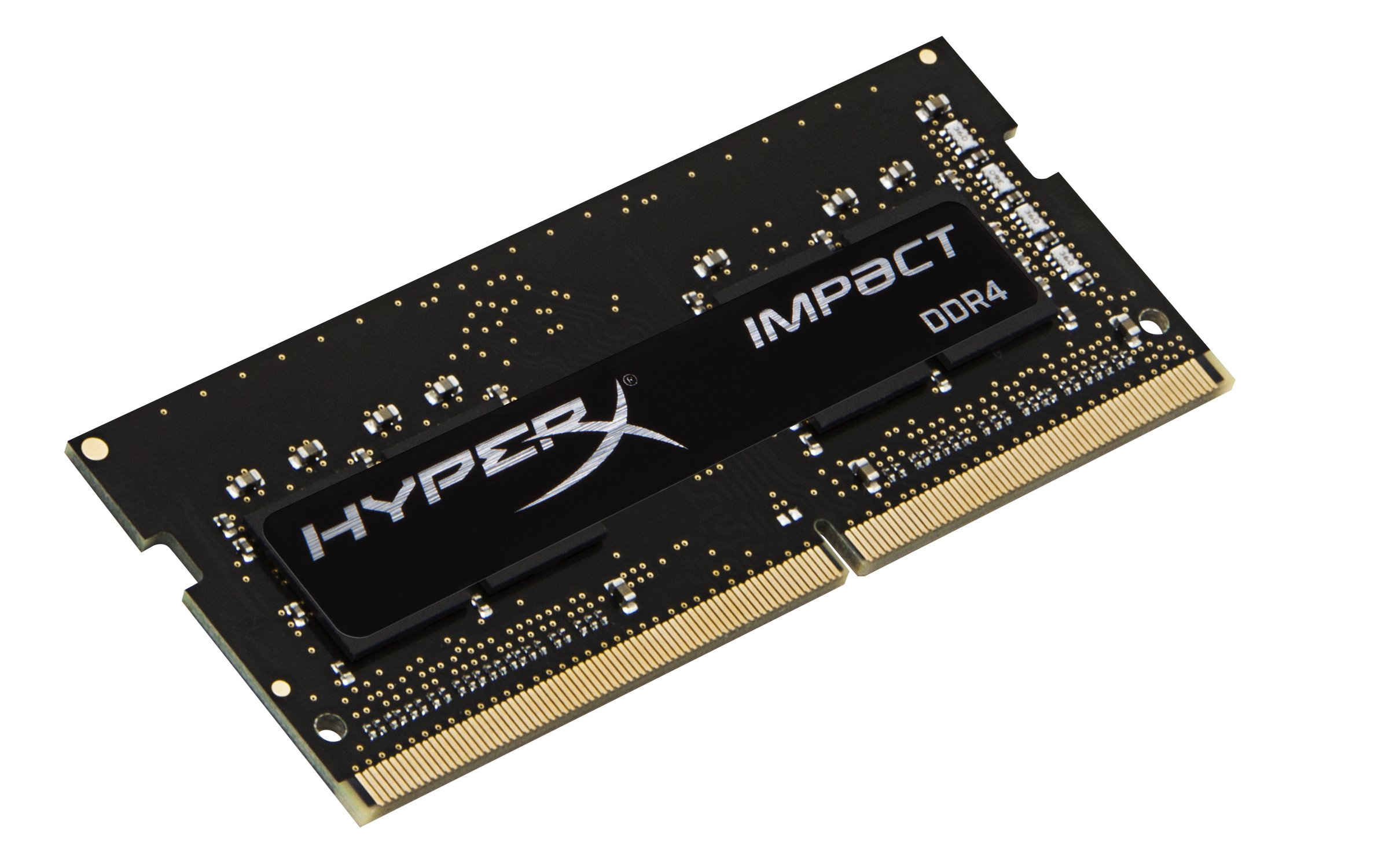 HyperX HX424S14IB2K2/16 Impact Black 16GB Kit of 2 (2x8GB) 2400MHz DDR4 Non-ECC CL14 260-pin Unbuffered SODIMM Internal Memory Black