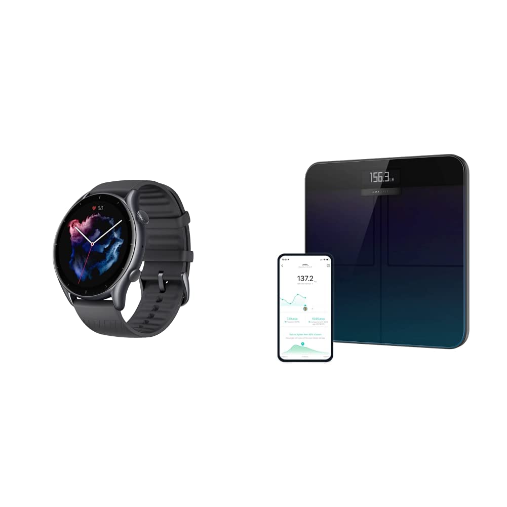 Amazfit GTR 3 Smart Watch for Men Digital Smart Scale for Body Weight