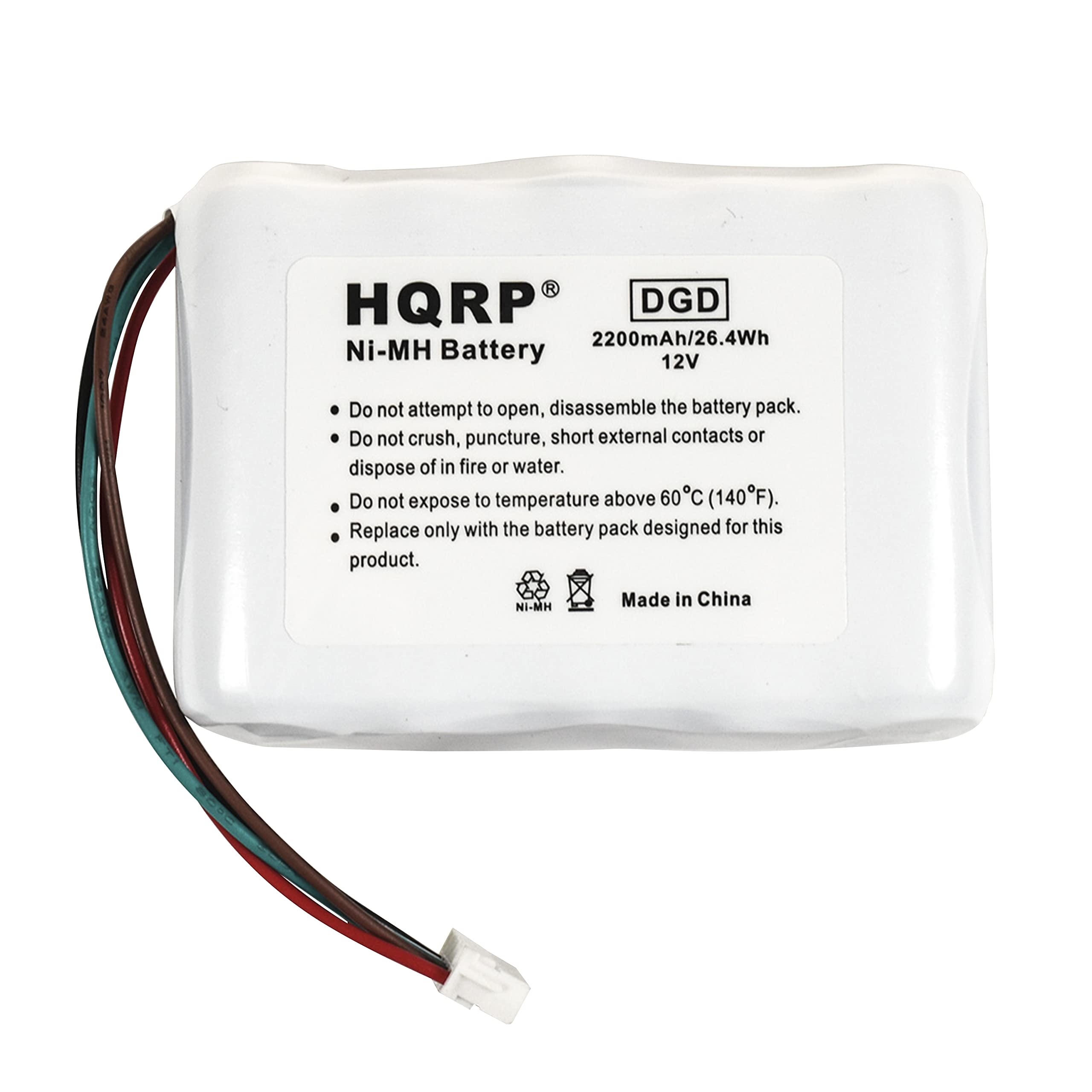 HQRP 2200mAh Battery Compatible with Logitech Squeezebox X-R0001, 930-000097, 930-000101, 930-000129, 830-000080, 830-000070 Radio