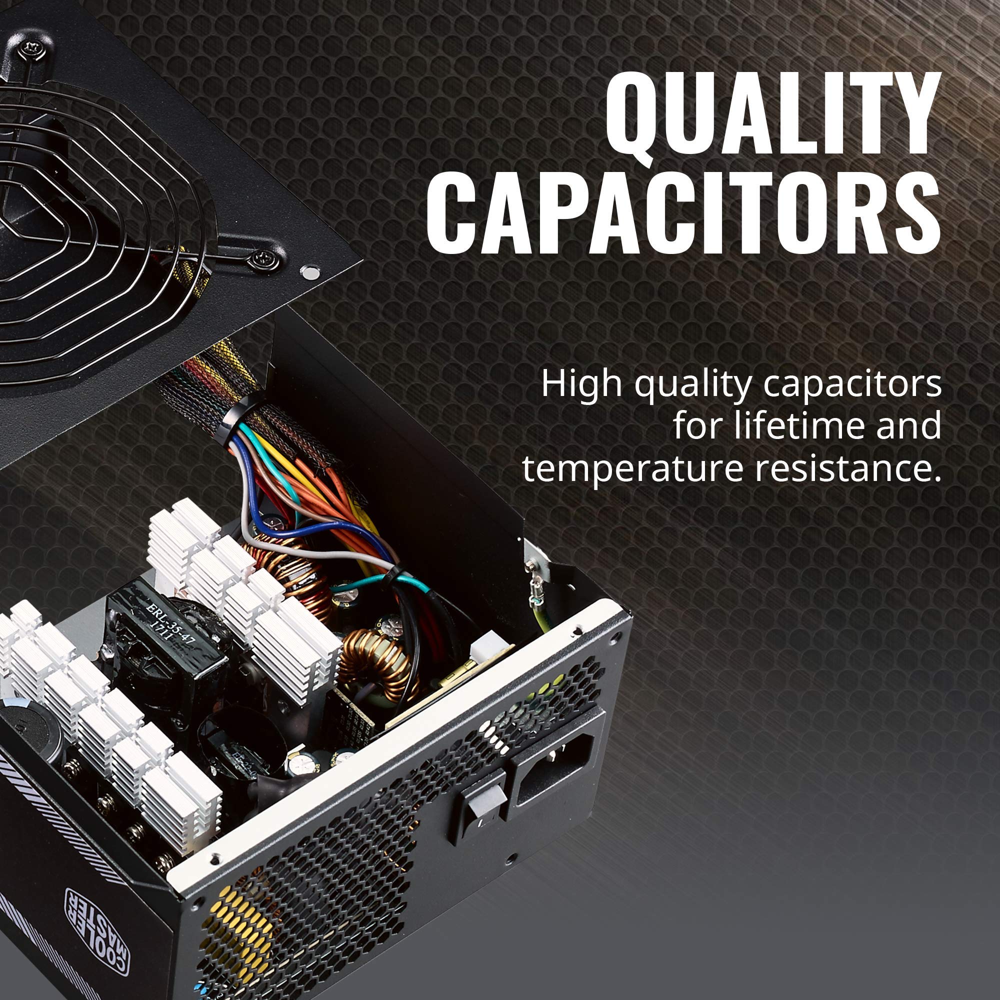 Cooler Master MWE Bronze 600 Watt 80 Plus Certified Power Supply, 3 Year Warranty