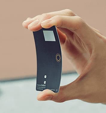 CoolWallet S- Crypto Hardware Wallet, Secure Your Crypto in Style, Bluetooth, Wireless, Cryptocurrency Cold Storage, BTC, Bitcoin, ETH, Ethereum, XRP, USDT, ERC20 Tokens, BEP20 Tokens