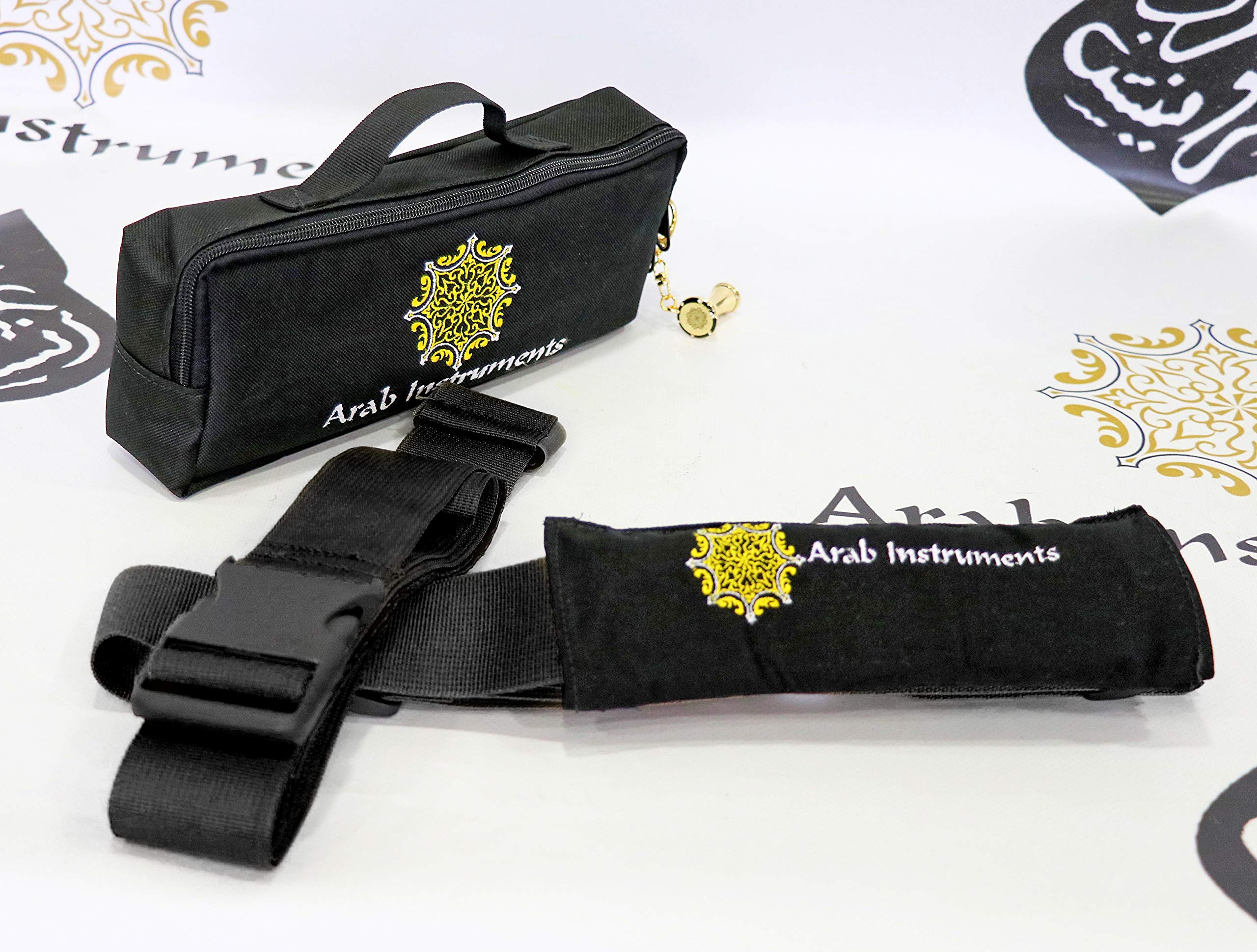 Doumbek/Darbuka Black Premium Strap + Key chain