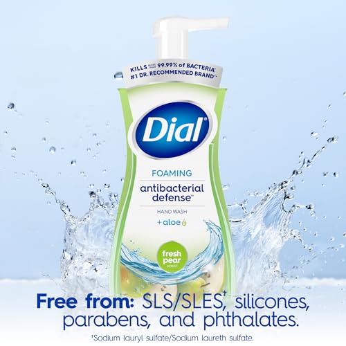 Dial Antibacterial Foaming Hand Wash, Fresh Pear, 7.5 fl oz
