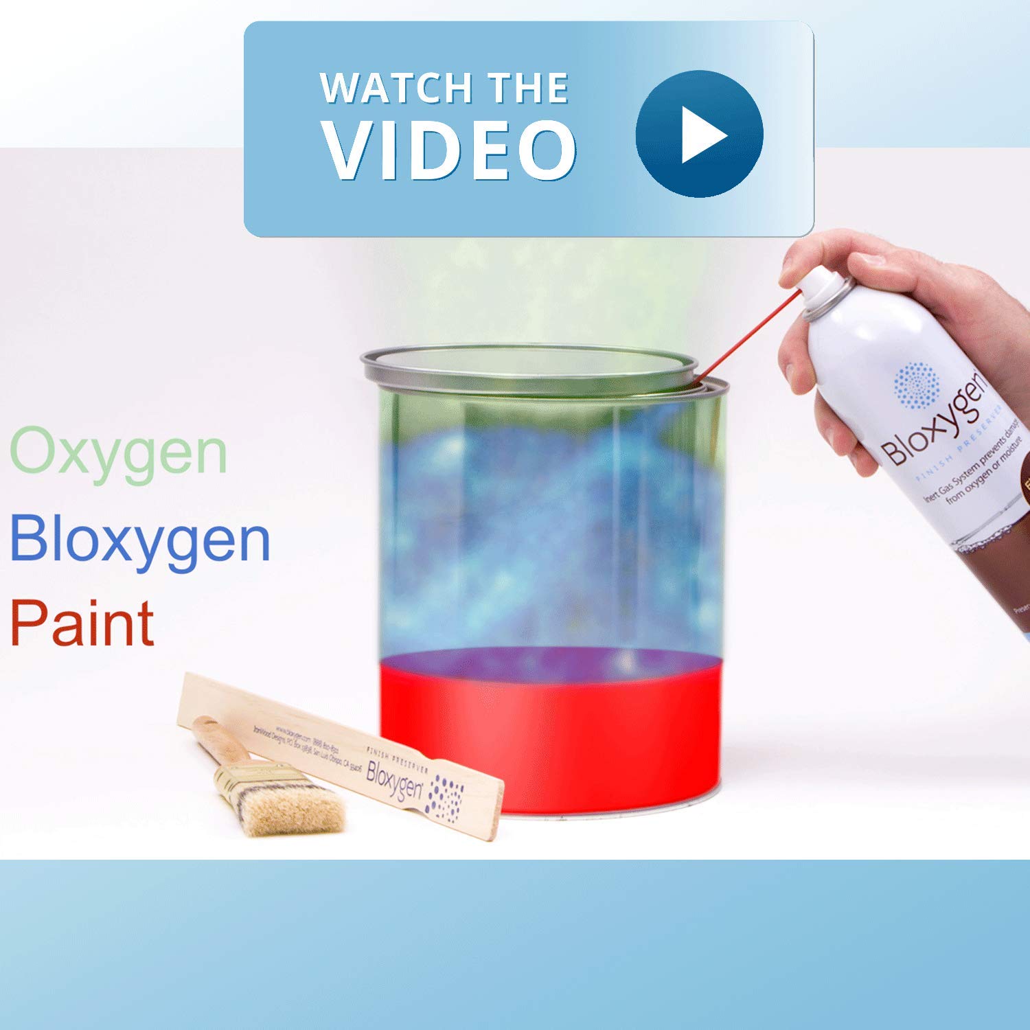Bloxygen Preserver. Spray, Seal, and Store. 1 can Pack. Inert Gas Preservation System.