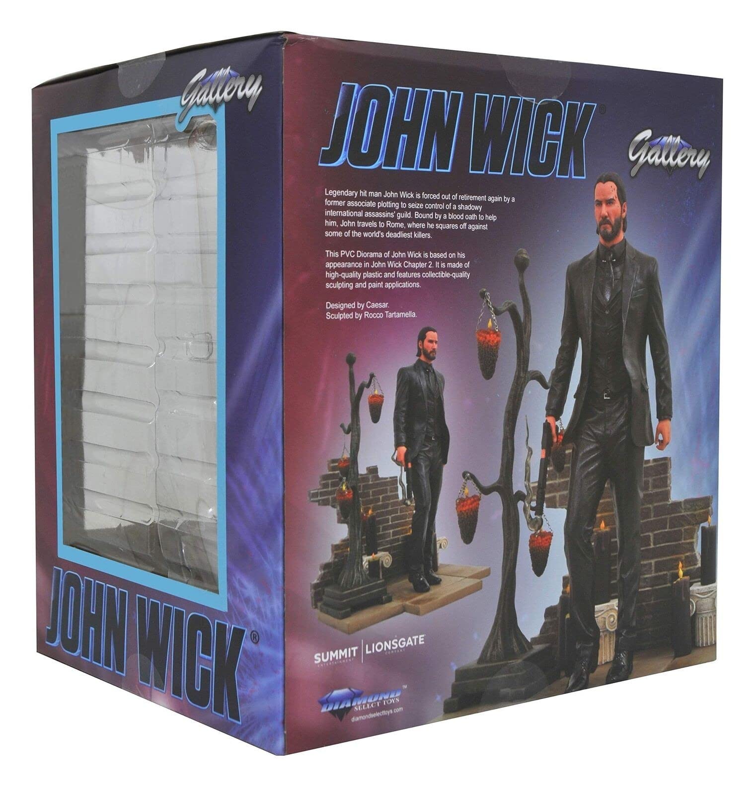 DIAMOND SELECT TOYS Gallery: John Wick 2 PVC Figure Statue, 9 inches