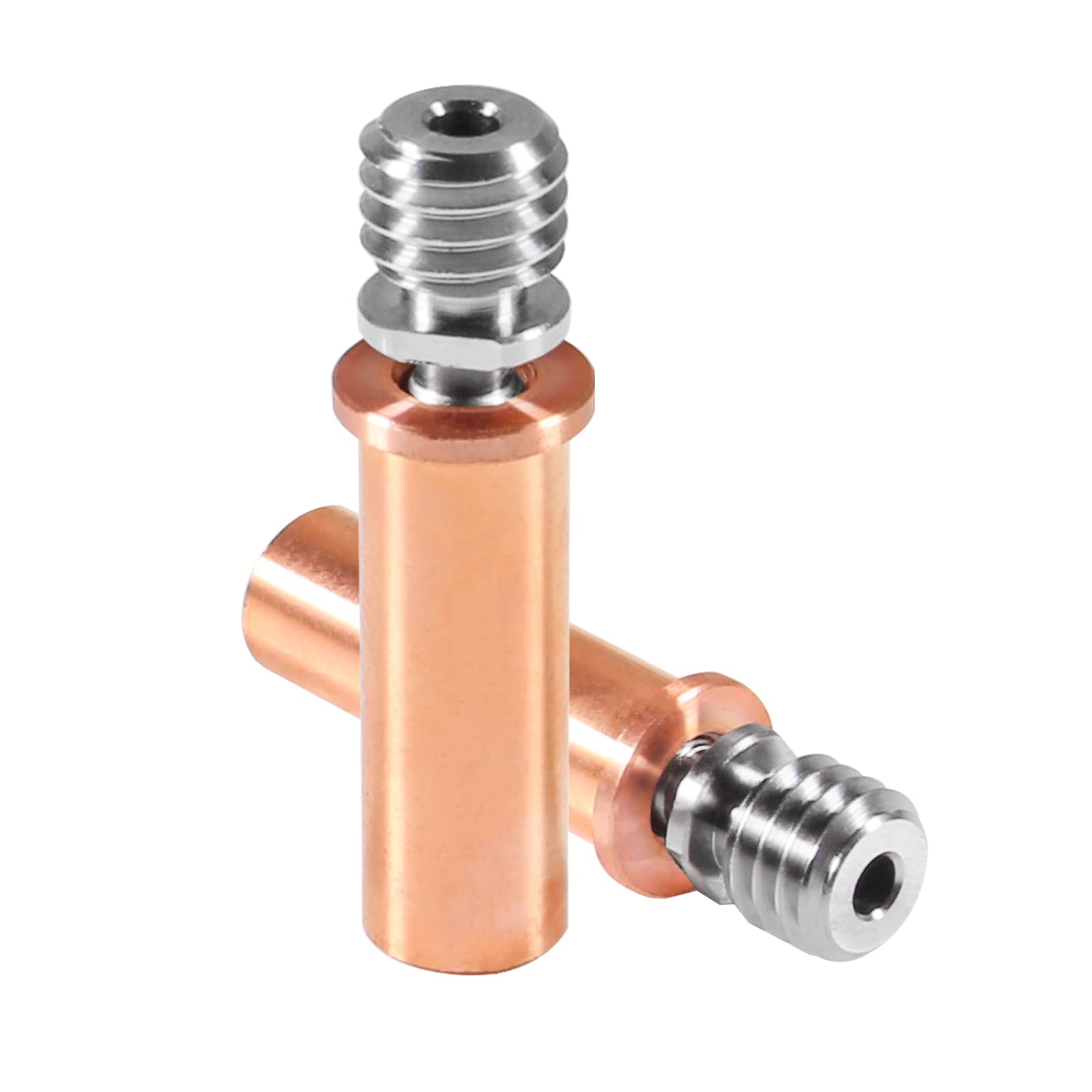 AITIAO 4Pcs Bimetal Heatbreak Upgrade Copper+ Titanium Alloy Throat Tube Compatible with Sprite Extruder Creality Ender 3 S1 Ender3 S1 Pro CR10 Smart Pro Sermoon V1 3D Printer