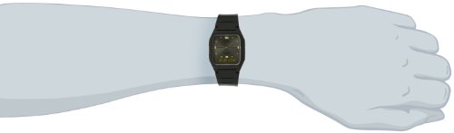 Casio Men's AW48HE-8AV Black Ana-Digi Dual-Time Watch