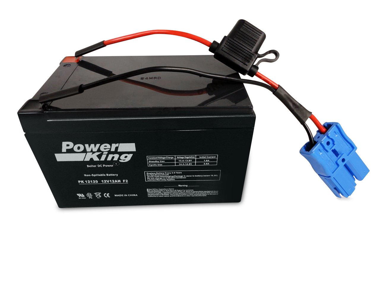 Kid Trax 12 Volt "ANDERSON" Replacement Battery 12V 12AH Beiter DC Power