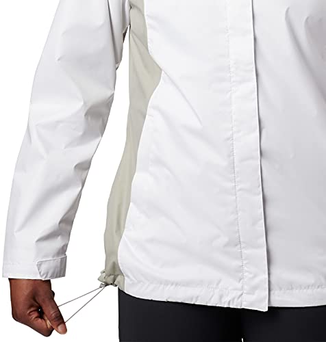 Columbia Women's Arcadia II Jacket, White/Flint Grey, 3X Plus