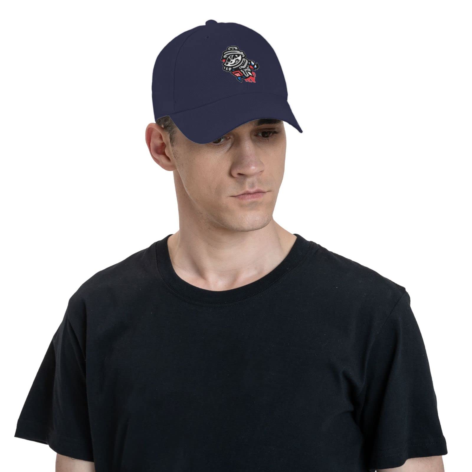 AMMEDA Trash-Panda- Hats Caps Baseball Cap Adjustable Fashion Uv Protection Casquette Unisex Navy Blue