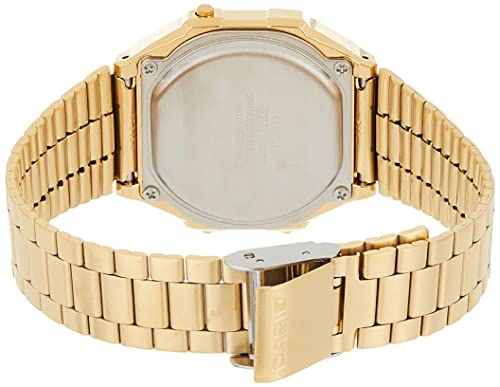 Casio Vintage Retro Gold Digital Dial Stainless Steel Unisex Watch A168WG9UR