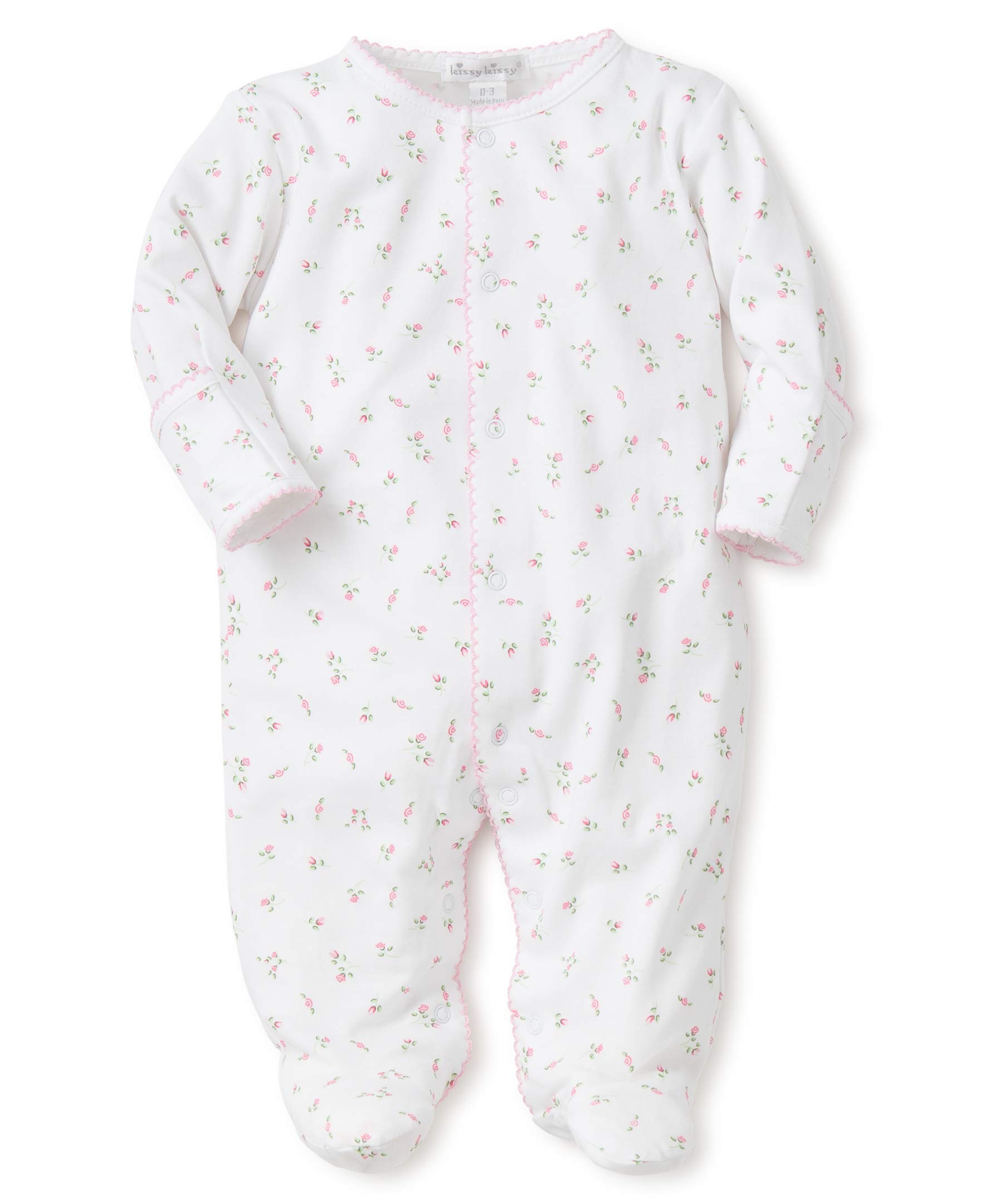 Kissy Kissy - Garden Roses Footie-Newborn