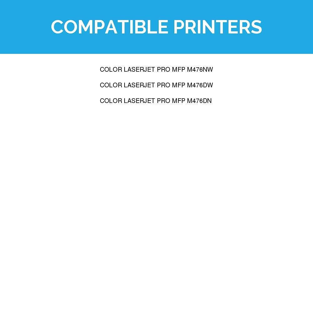 LD Products Remanufactured Toner Cartridge Replacements for HP 312A / HP 312X High Yield (CF380X Black, CF381A Cyan, CF383A Magenta, CF382A Yellow, 4-Pack)