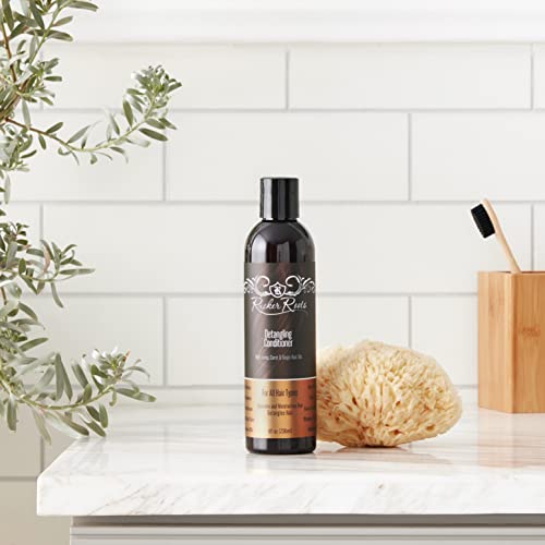 Rucker Roots Detangling Conditioner |Turnip, Carrot, Ginger Root Oils| For All Hair Types| Hydrates & Moisturizes Hair| Detangles Hair