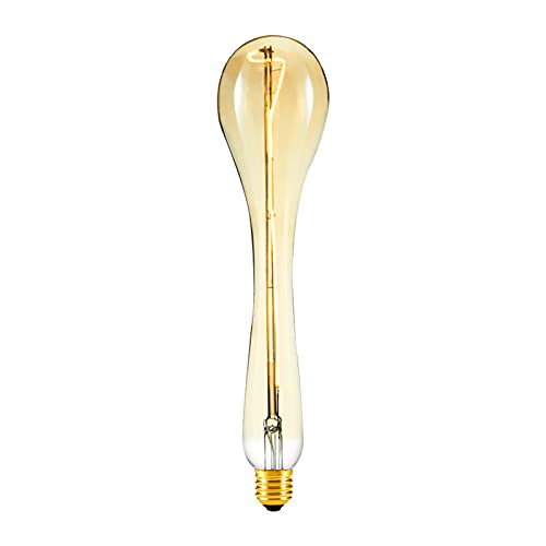 Beilf Decorative Oversized Edison Light Bulbs with E26 Base, Amber Glass, 4W Warm White 2200K, Dimmable, Large Led Filament Specialty Light Bulbs for Decorating Your Home