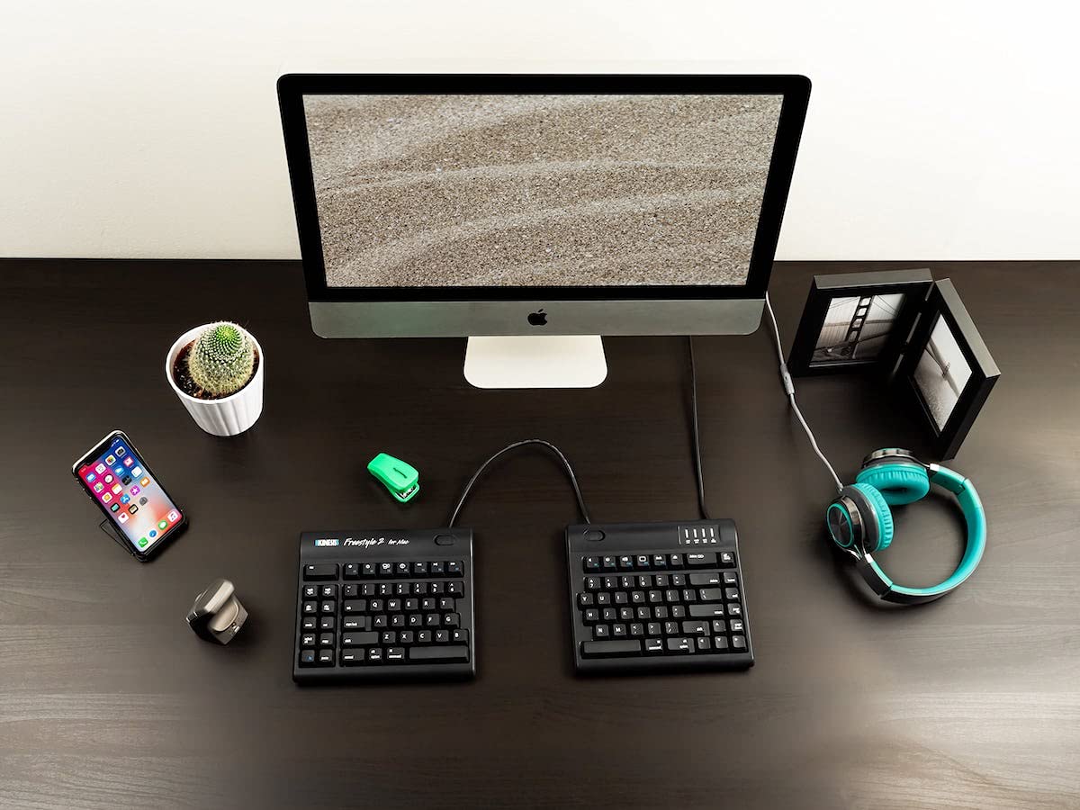 KINESIS Freestyle2 USB Keyboard for Mac (9" Standard Separation), Black