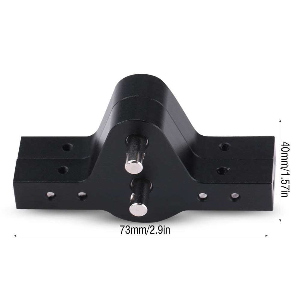 Dilwe RC Transfer Case, Metal Transfer Case for 1/10 D90 D110 Axial SCX10 RC Crawlers CarsModel car accessories