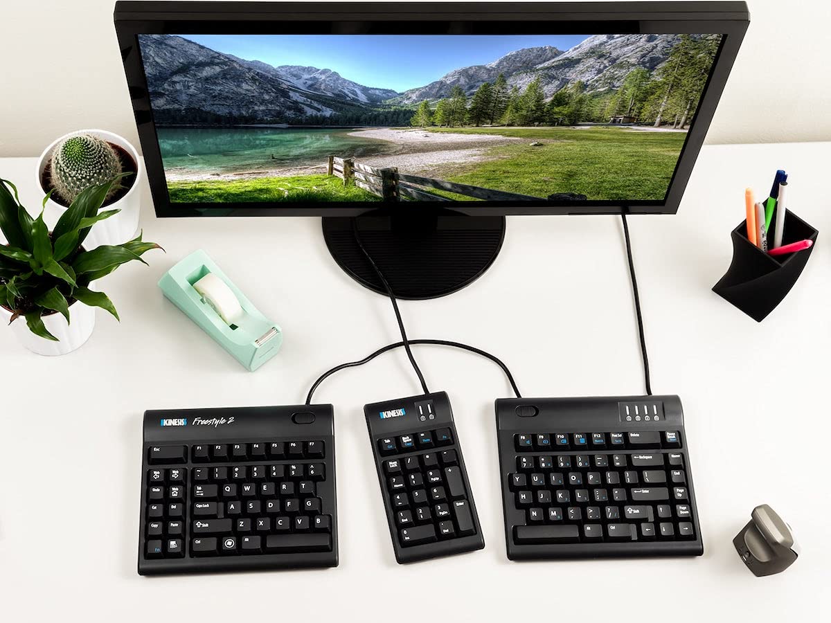 KINESIS USB Freestyle2 Numeric Keypad (PC), Dark gray
