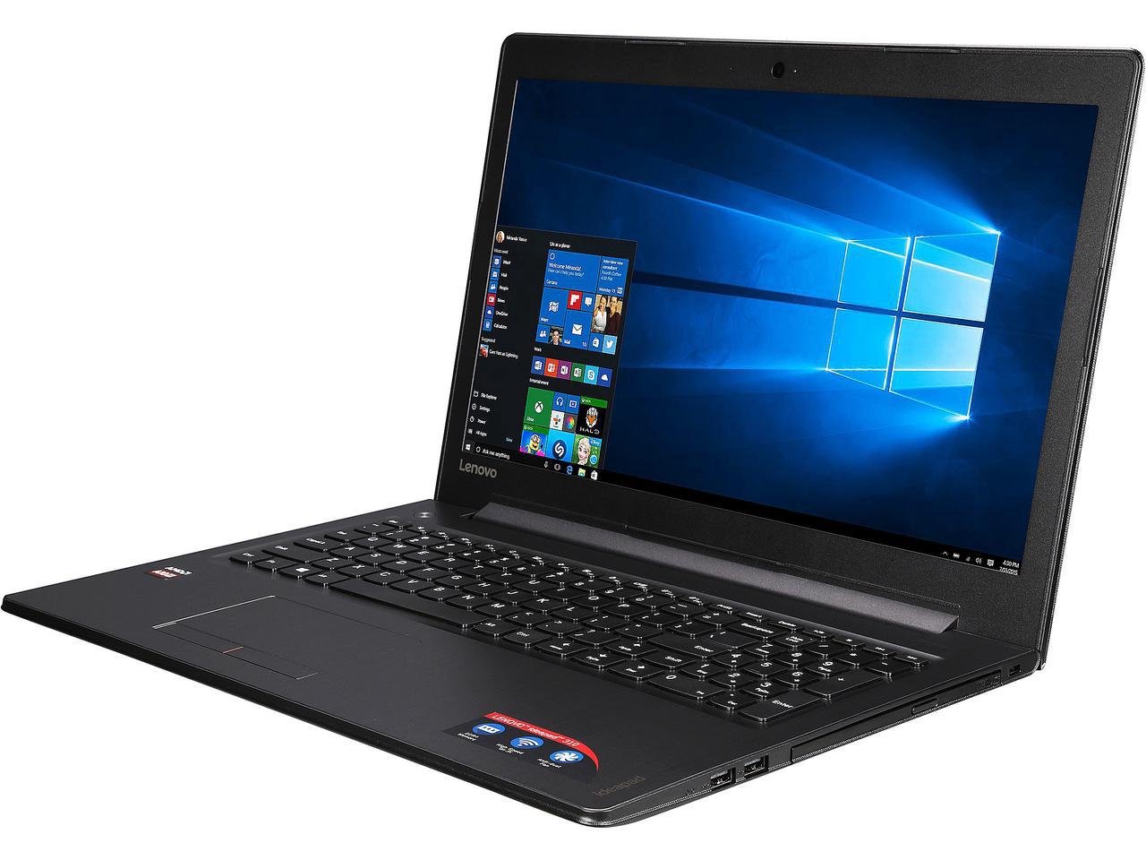Lenovo Ideapad 310 - 15.6" HD Display Laptop with 3x Faster WiFi (AMD A10-Series A10-9600P Processor, 8 GB RAM, 1TB HDD, Windows 10) Black