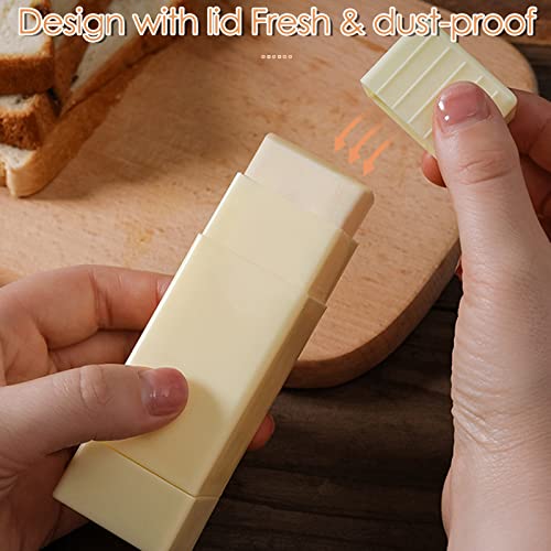 Butter Spreader,Butter Stick Holder Butter Spreader Dispenser with Cover, Corn Butter Spreader Plastic Butter Dish Keeper Container Butter Spreading Tool for Corn Pancakes Waffles Bagels Toast